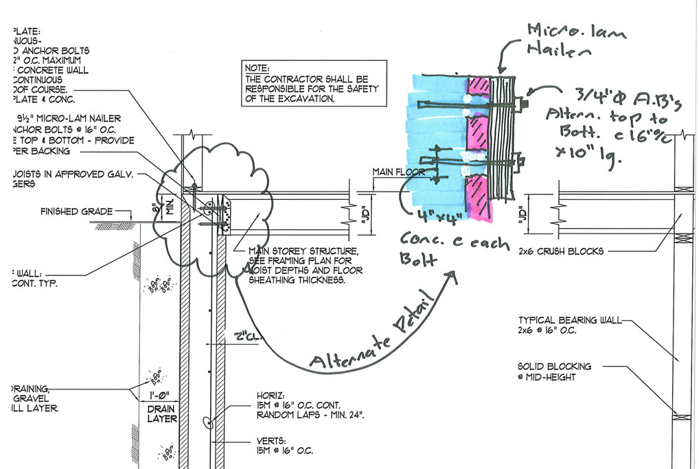 Connection To Wall Concrete Floor