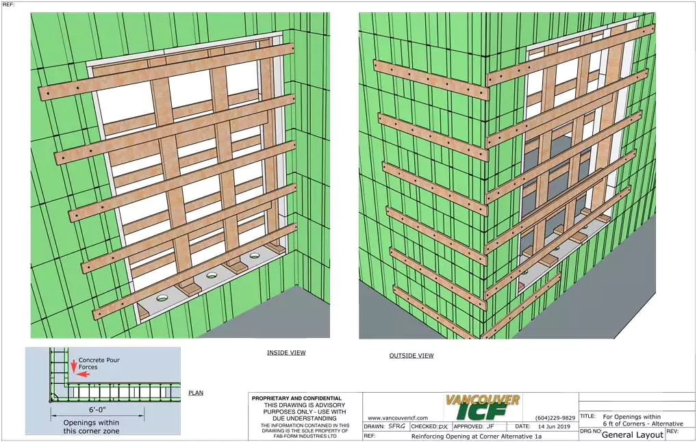 ICF (Insulated Concrete Forming) openings - technical details ...